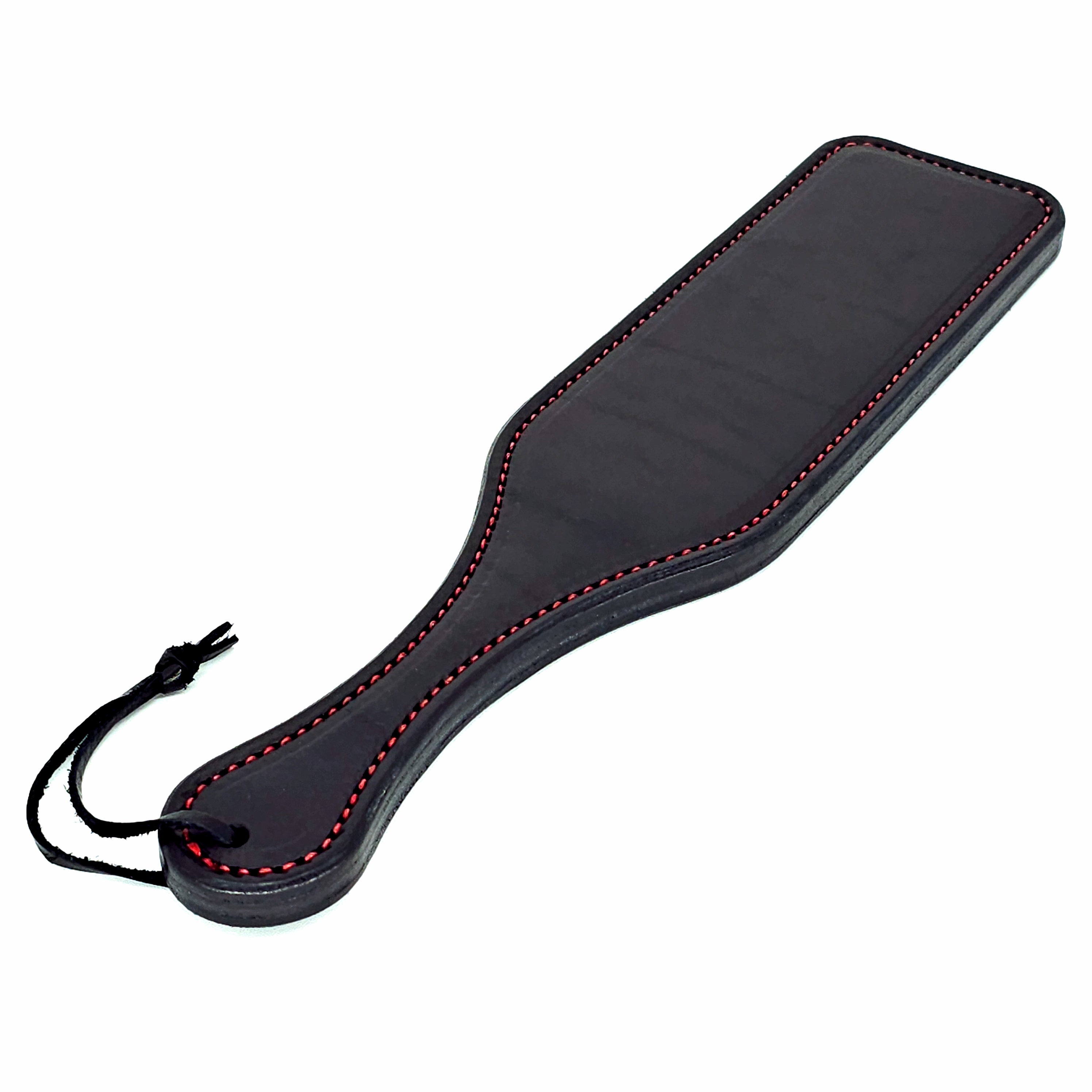 14" Leather BDSM - 1/2 Inch Thick Paddle – 6Whips