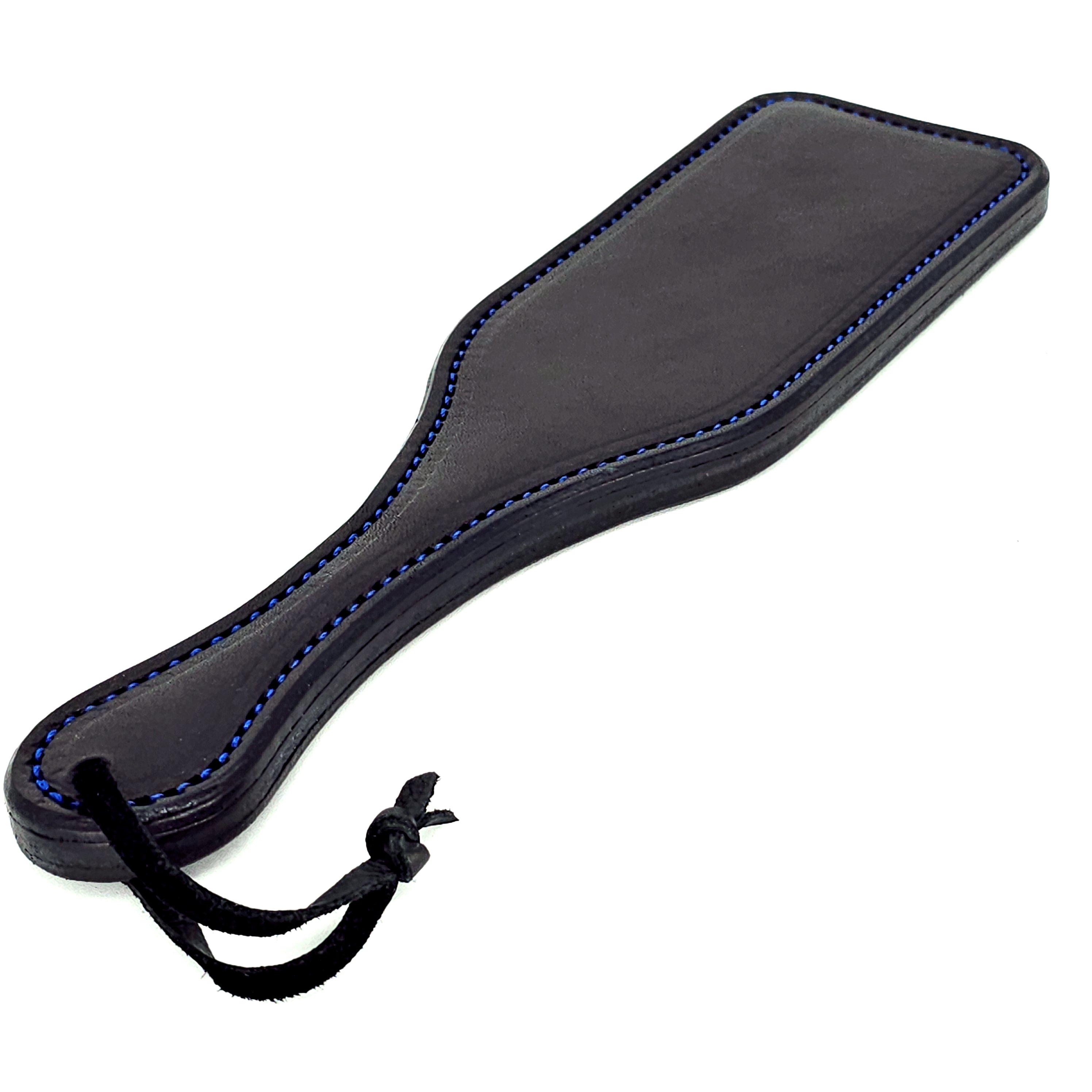 12" Classic (3 Layer) Leather Spanking Paddle – 6Whips